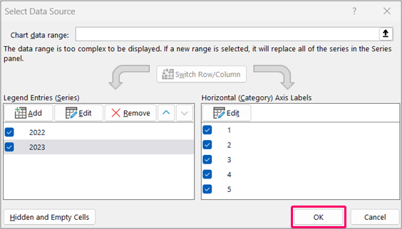 【EXCEL】How to combine multiple tables into one graph? | きままブログ